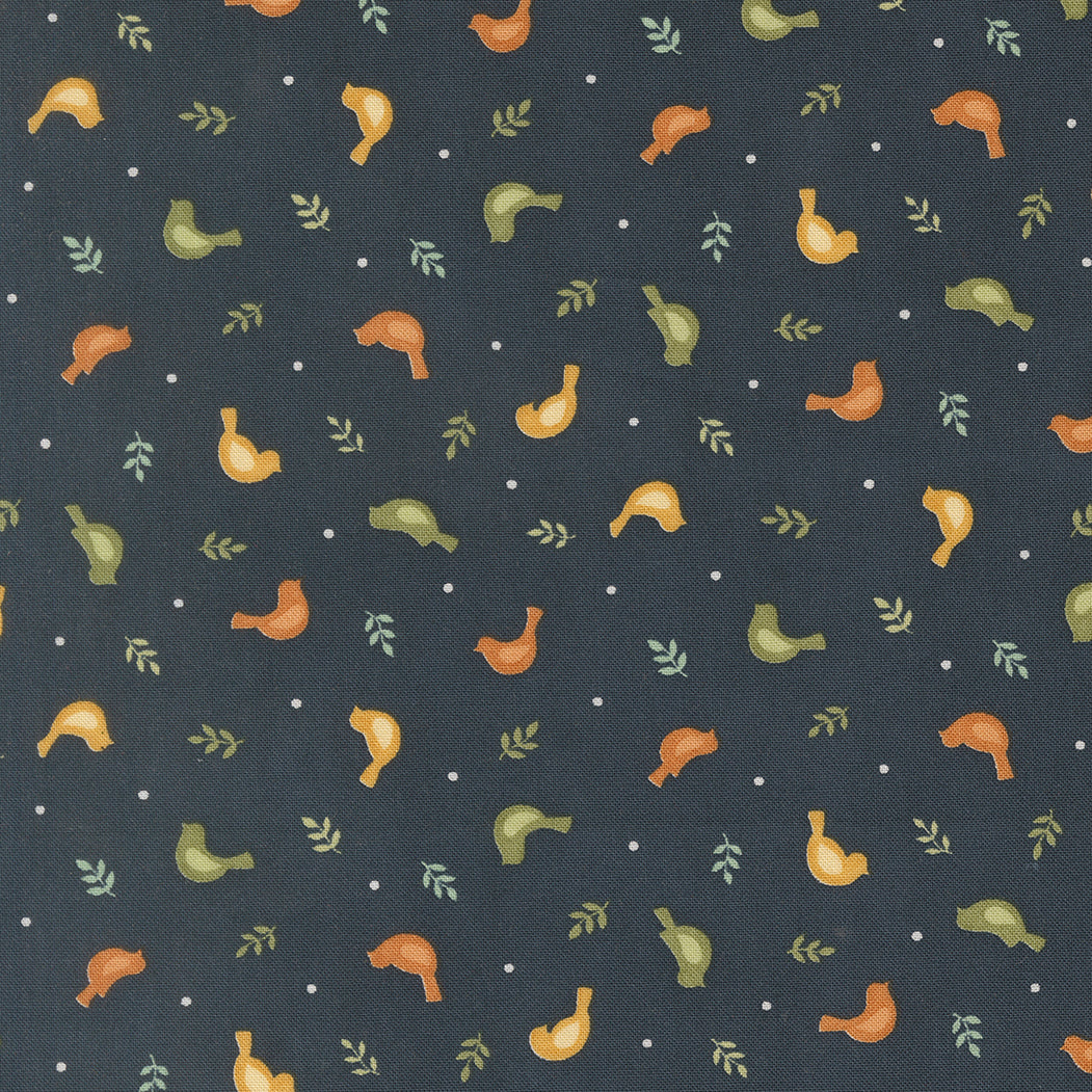 Family Tree Tossed Birds Night Sky M5616415 Deb Strain for Moda Fabric ...