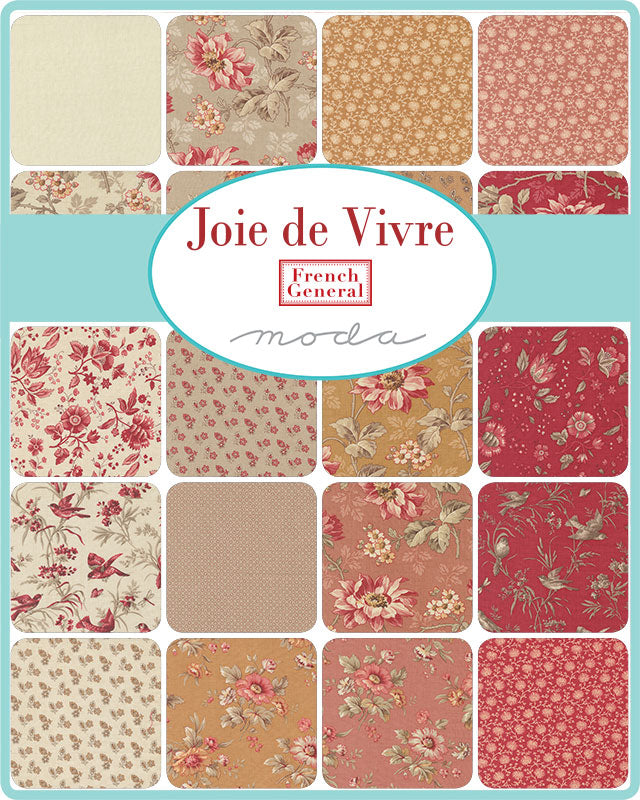 Joie De Vivre Button D'Or Clay M1398716 French General for Moda Fabric ...