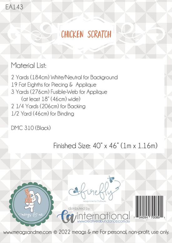 Chicken Scratch Quilt Pattern by Meags and Me – The Rural Stitch Co