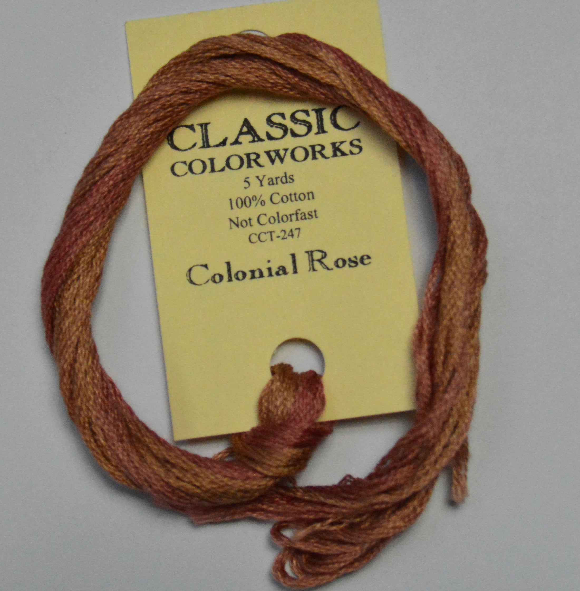 Colonial Rose Classic Colorworks 6-Strand Hand-Dyed Embroidery Floss ...