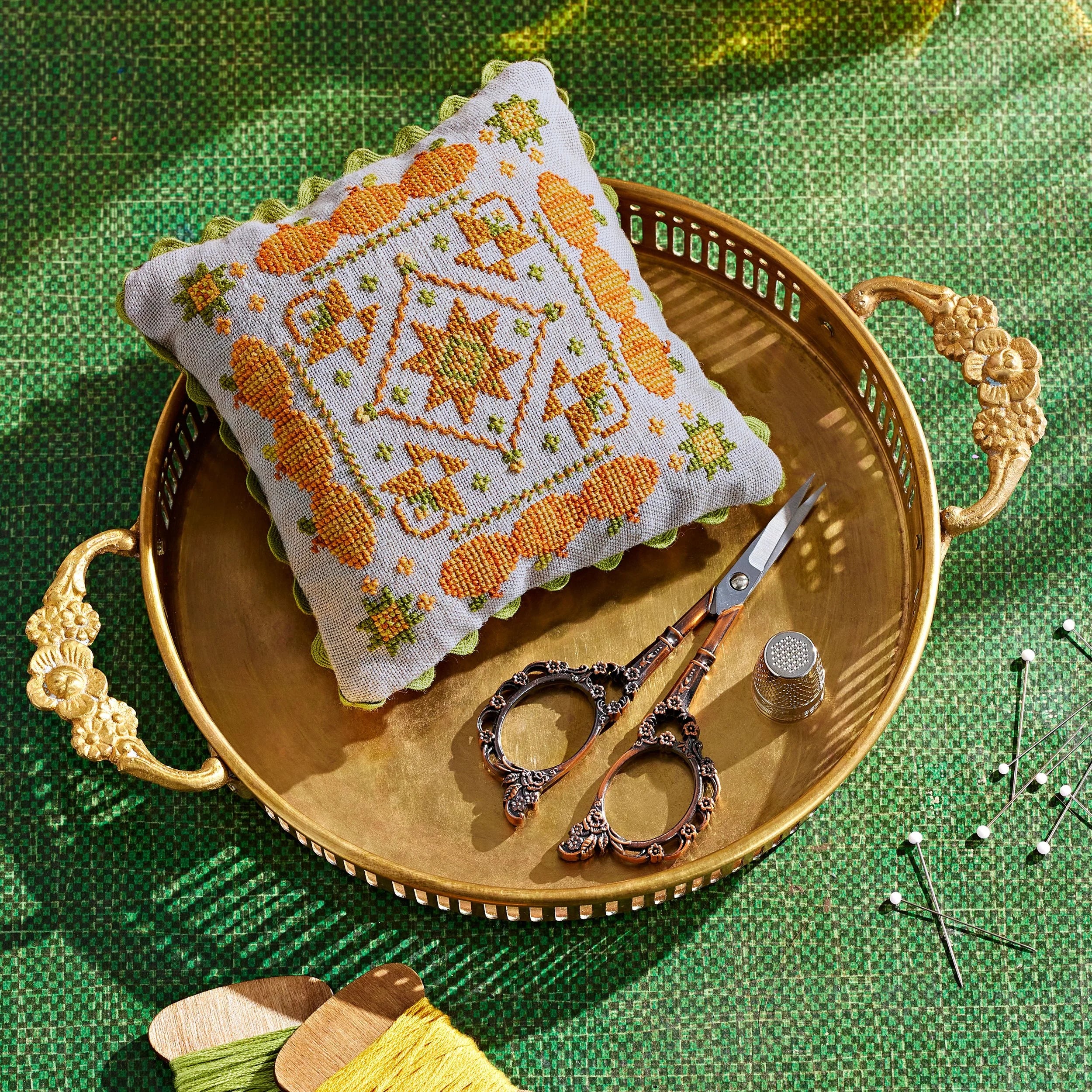Patchwork Pumpkins Cross Stitch Pattern by Count Your Stitches Designs ...