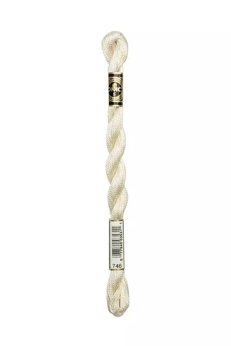 DMC 746 Pearlescent Vanilla Perle #5 Cotton – The Rural Stitch Co