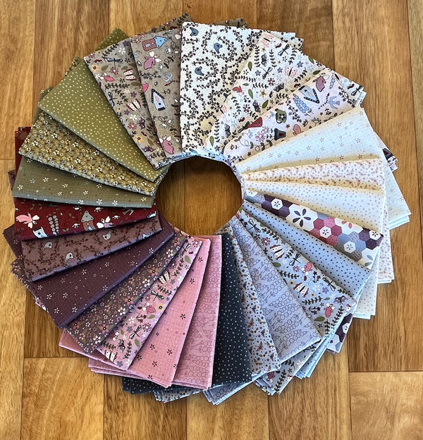 Fairy Garden Fat Quarter Bundle by Lynette Anderson for Nutex fabrics ...