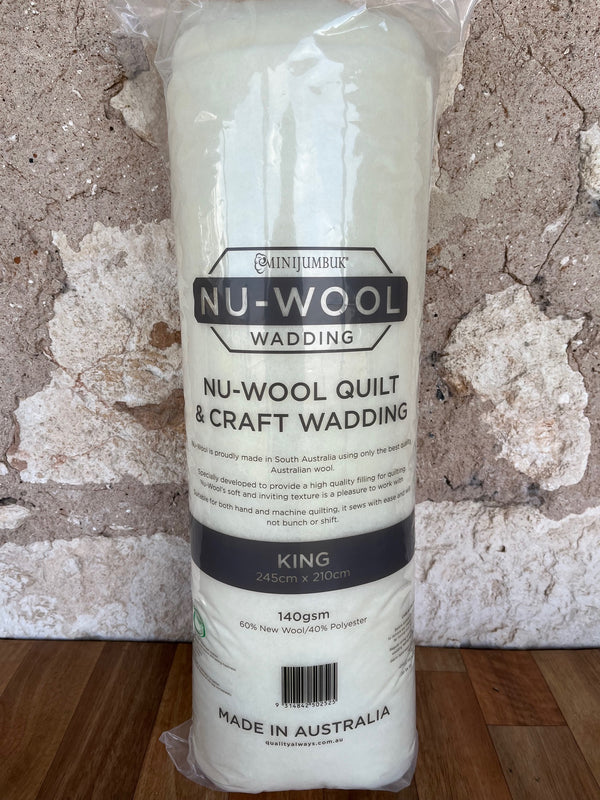 Nu-wool wadding/batting Mini Jumbuk – The Rural Stitch Co
