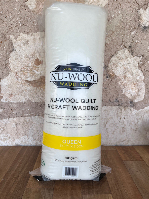 Nu-wool wadding/batting Mini Jumbuk – The Rural Stitch Co